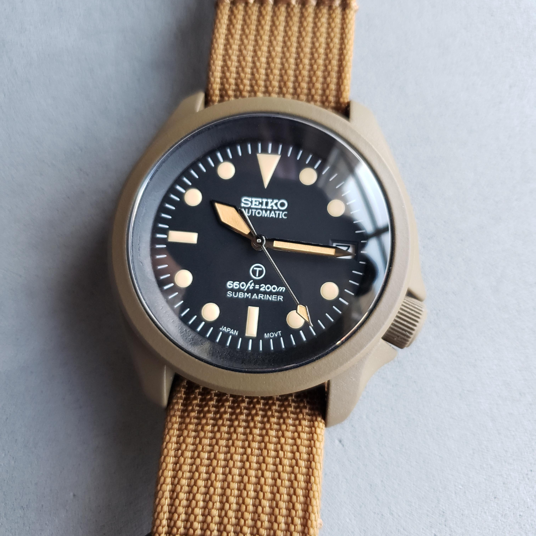 Different Seiko Mod Case Finishes: Cerakote, PVD Black, Gold-Plating ...