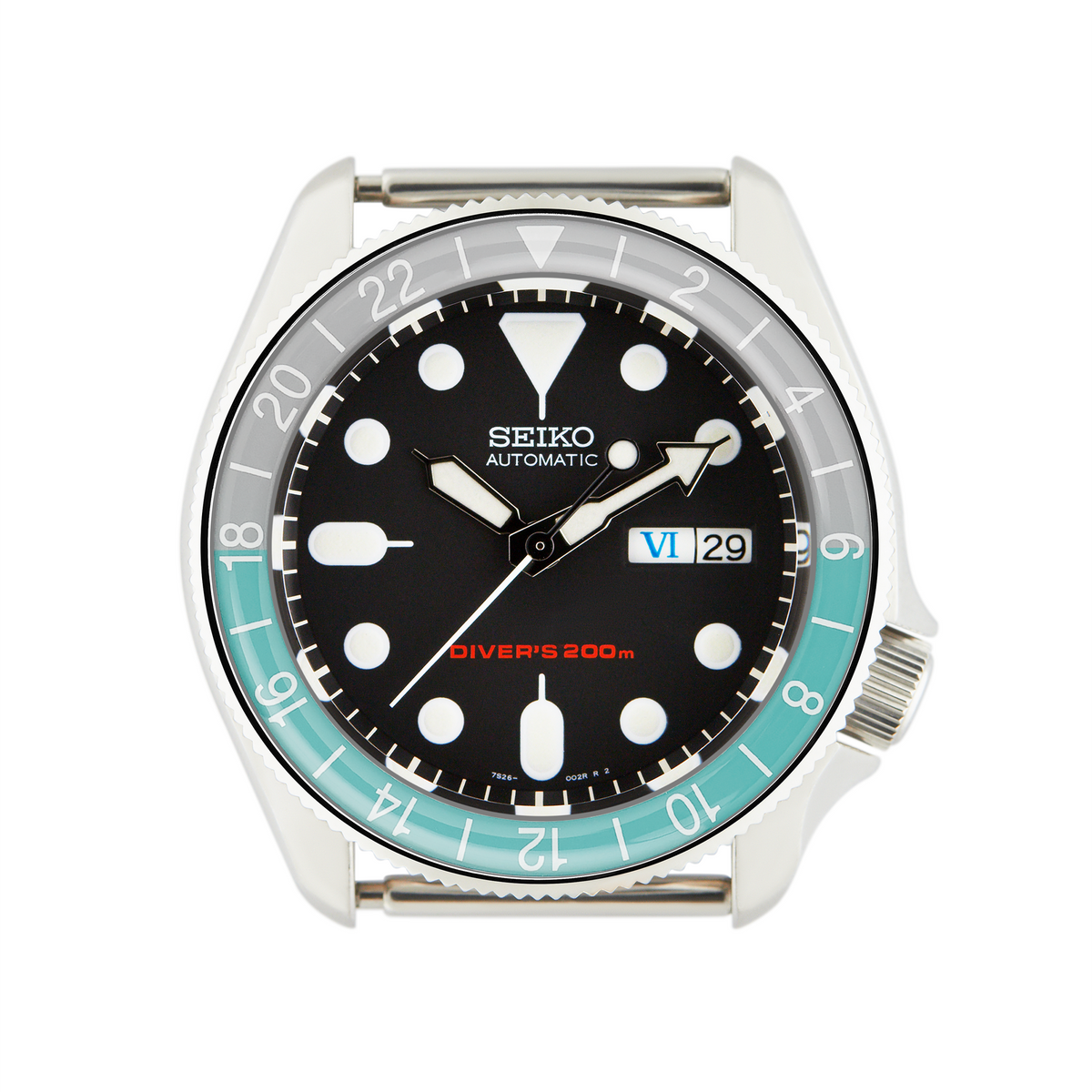 SKX007/SRPD Glass Bezel Insert: GMT Style Petronas – namokiMODS