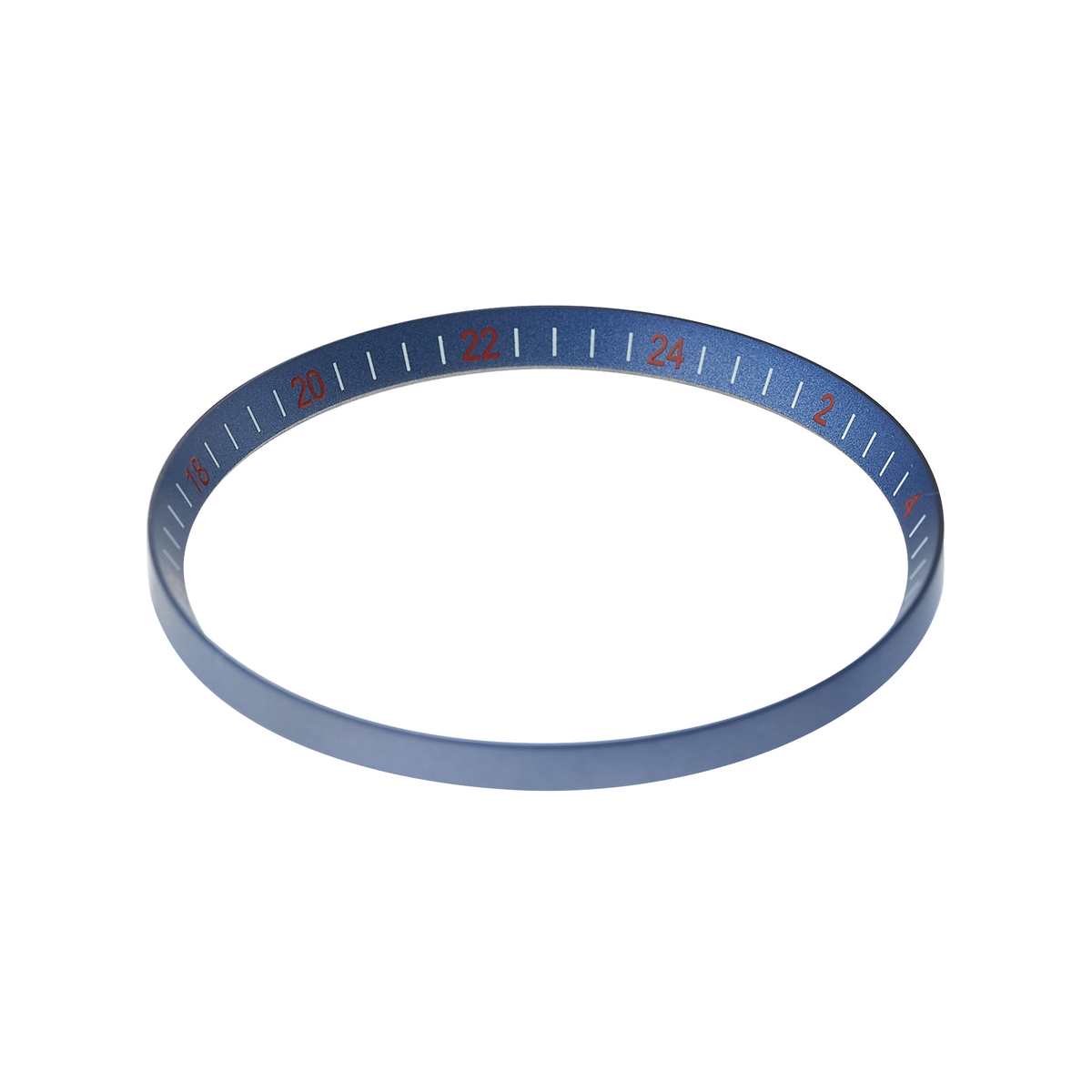 SKX007/SRPD Chapter Ring: GMT Navy Finish with Red Markers – namokiMODS