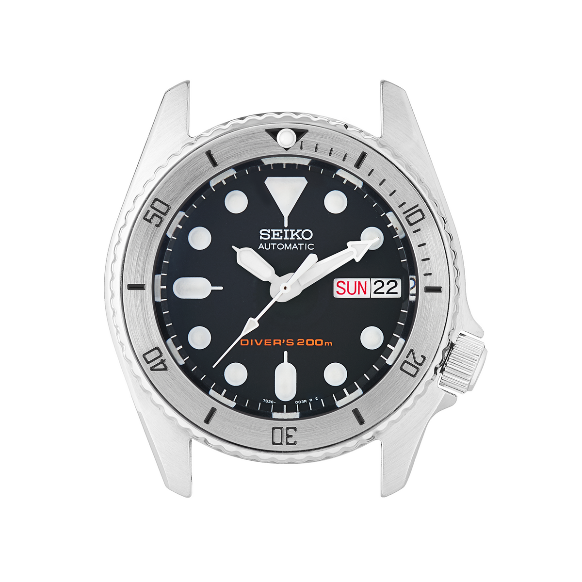 SKX013 Steel Bezel Insert: BB Style Black | namokiMODS